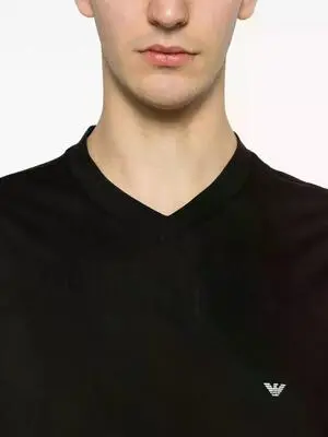 Emporio Armani V-neck Logo T-shirt