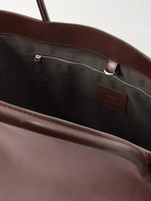 LIÉ STUDIO The Eva Weekend Leather Tote - Brown