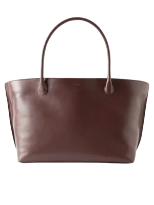LIÉ STUDIO The Eva Weekend Leather Tote - Brown