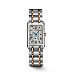 LONGINES Dolcevita White Dial Watch, 23.3mm X 37mm - 18k Stainless Steel