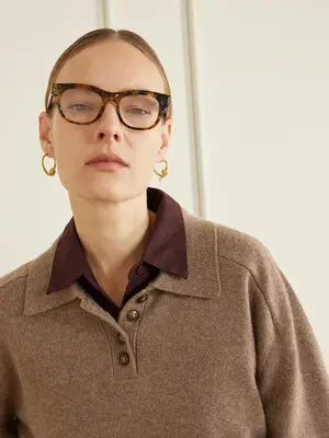 Barton Perreira Bridges Square-frame Optical Glasses - Tortoiseshell