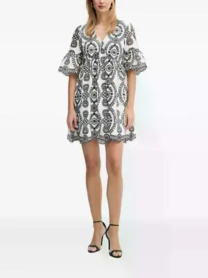 SILVIAN HEACH Geometric-pattern Mini Dress