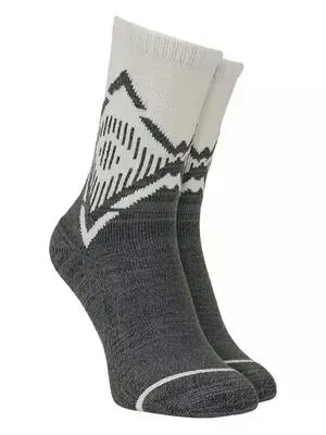 Varley Jacquard-knit Socks - Grey
