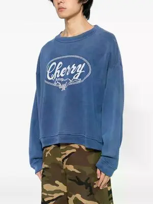CHERRY LA Logo-embroidered Sweatshirt