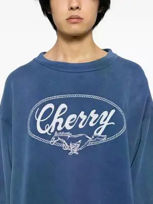 CHERRY LA Logo-embroidered Sweatshirt