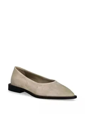 SUMMERY COPENHAGEN Cph415 Pointed Flat Pumps - Neutrals