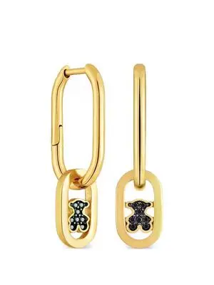 TOUS Bear Embellishment Earrings - Gold