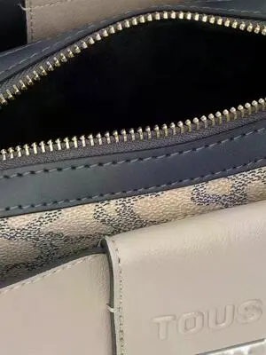TOUS Logo Embossed Satchel