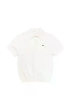 PALMES Logo-embroidered Polo Shirt - Neutrals