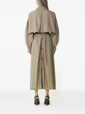 LANVIN Belted Trench With Buckle Cuffs