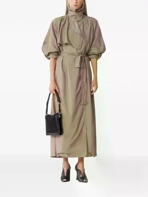 LANVIN Belted Trench With Buckle Cuffs - Neutrals