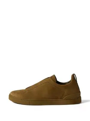Zegna Contrast Stitching Sneakers For Men