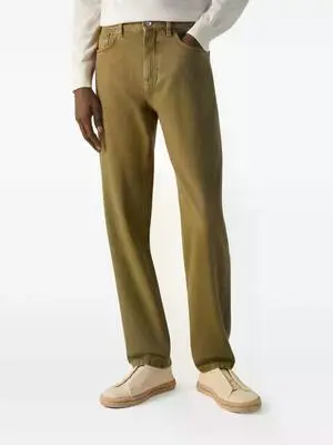 Zegna Cotton Trousers - Green