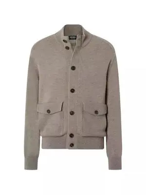 Zegna Logo Cardigans For Men