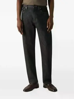 Zegna Rinse-washed Trousers - Blue