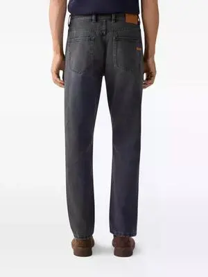 Zegna Roccia Stone-washed Jeans - Grey