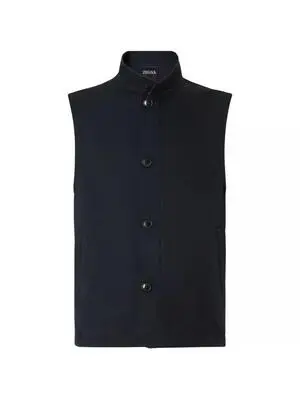 Zegna High Neck Vests For Men