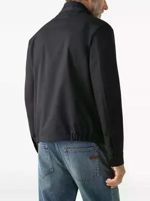 Zegna Zip-up Jacket - Blue