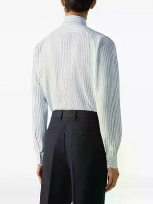 Zegna Striped Shirt - White