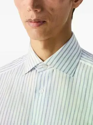 Zegna Striped Shirt - White