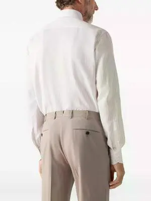 Zegna Striped Shirt - White