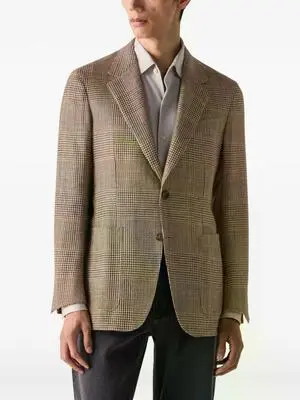 Zegna Checked-pattern Blazer