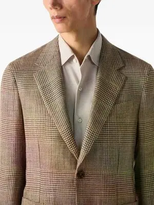 Zegna Checked-pattern Blazer