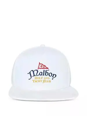 MALBON Logo-embroidered Baseball Cap - White