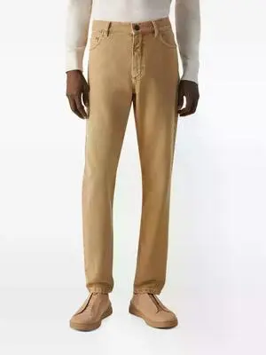 Zegna Cotton Trousers - Neutrals