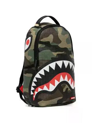 SPRAYGROUND Camouflage Shark Backpack