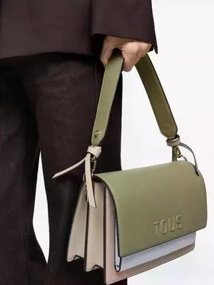 TOUS Embossed Strap Satchel