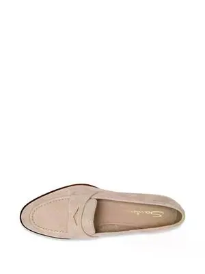 Santoni Round-toe Penny Loafers