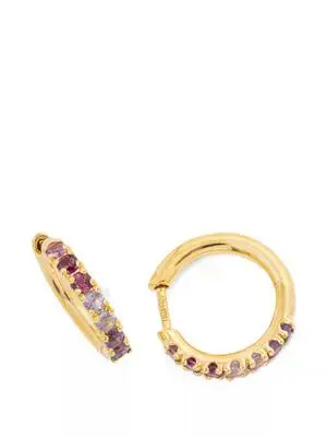 TOUS Stone-embellished Hoop Earrings - Gold