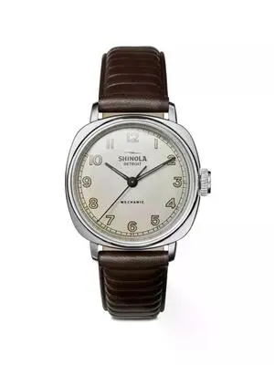 Shinola Mechanic 39mm Watch - Neutrals