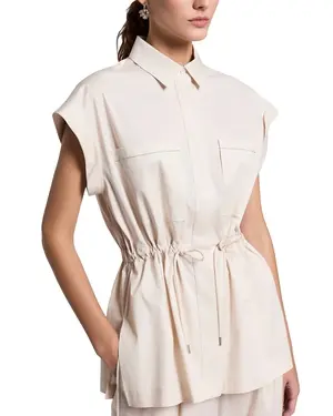 Peserico Drawstring Waist Shirt