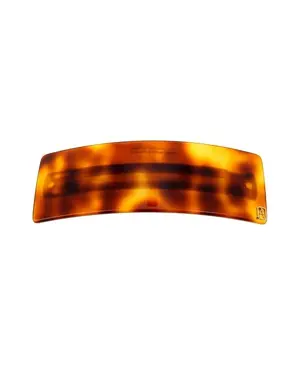 Alexandre De Paris Acetate Barrette - Brown