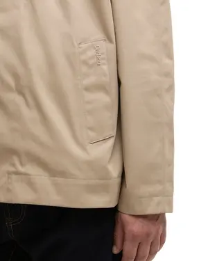 Barbour Short Rokig Waterproof Jacket - Washed Stone