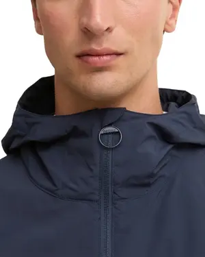 Barbour Rokig Hooded Showerproof Jacket - Navy