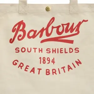 Barbour Script Logo Tote