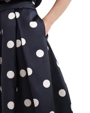 PHASE EIGHT Celeste Spot Print Skirt