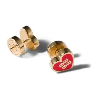 Miu Miu Metal Stud Earrings