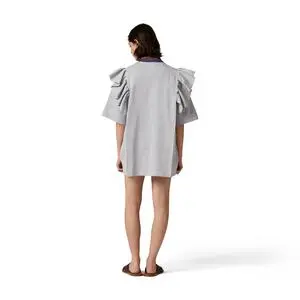 Miu Miu Cotton Crew-neck Dress