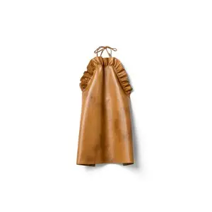 Miu Miu Leather Pinafore Apron