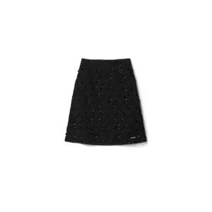 Miu Miu Macramé Flared Skirt
