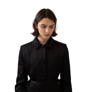 Miu Miu Single-breasted Cloqué Duchesse Jacket