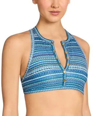 Robin Piccone Emilia Tankini Top - Lapis Multi