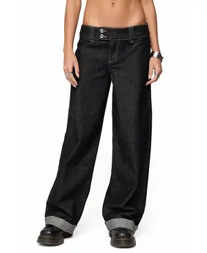 Edikted Straight Leg Jeans For Women