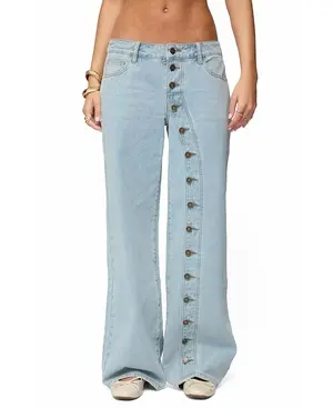 EDIKTED Adison Low Rise Baggy Jeans