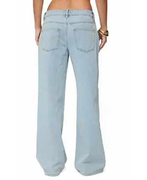 EDIKTED Adison Low Rise Baggy Jeans