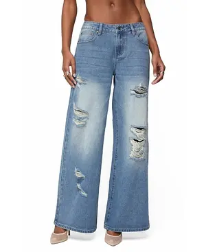Edikted Distressed Bottoms For Women